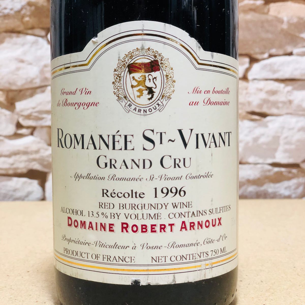 Robert Arnoux, Romanee-Staint-Vivant 1996 – CHAPTER 4 | FINE + RARE