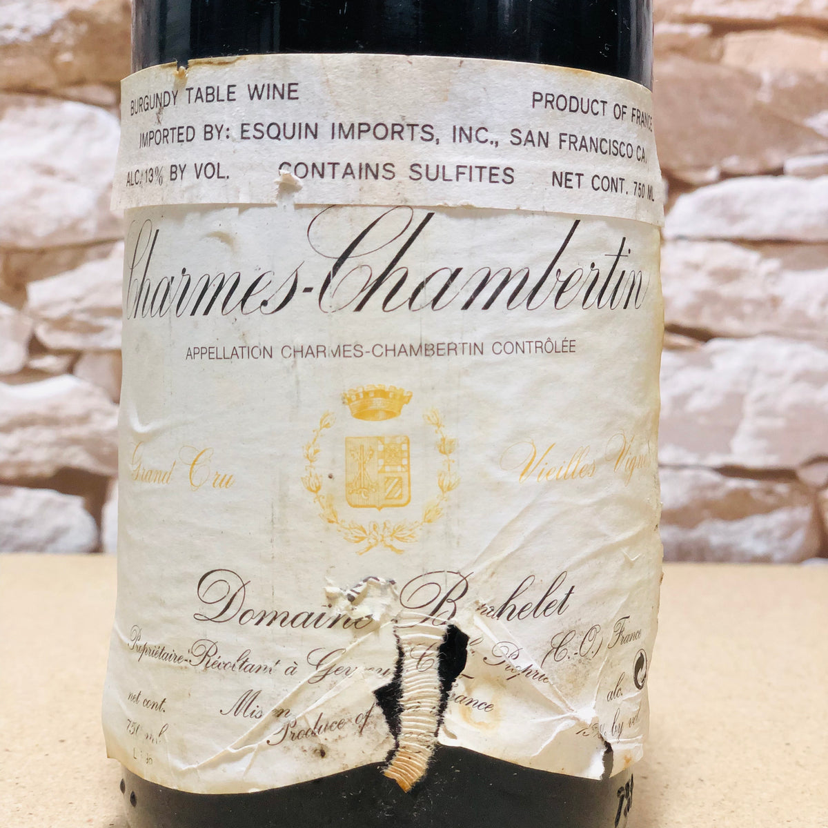 Bachelet, Charmes-Chambertin 1996 (label conditions) – CHAPTER 4 | FINE ...