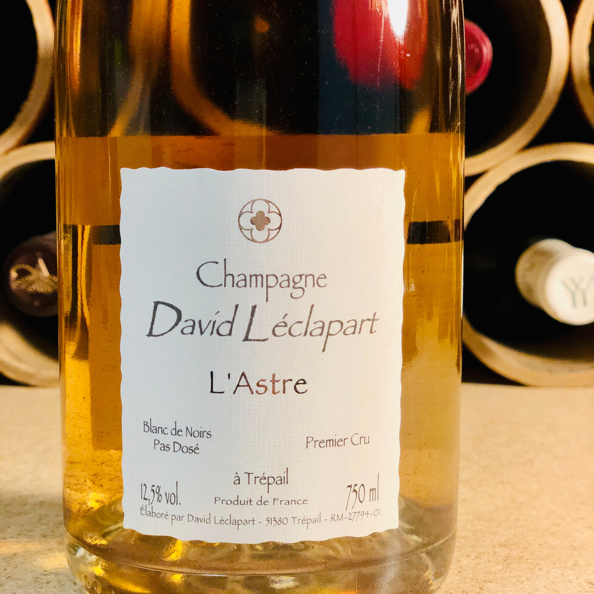 David Leclapart, L'Astre, Blanc de Noirs, Premier Cru Brut NV – CHAPTER ...