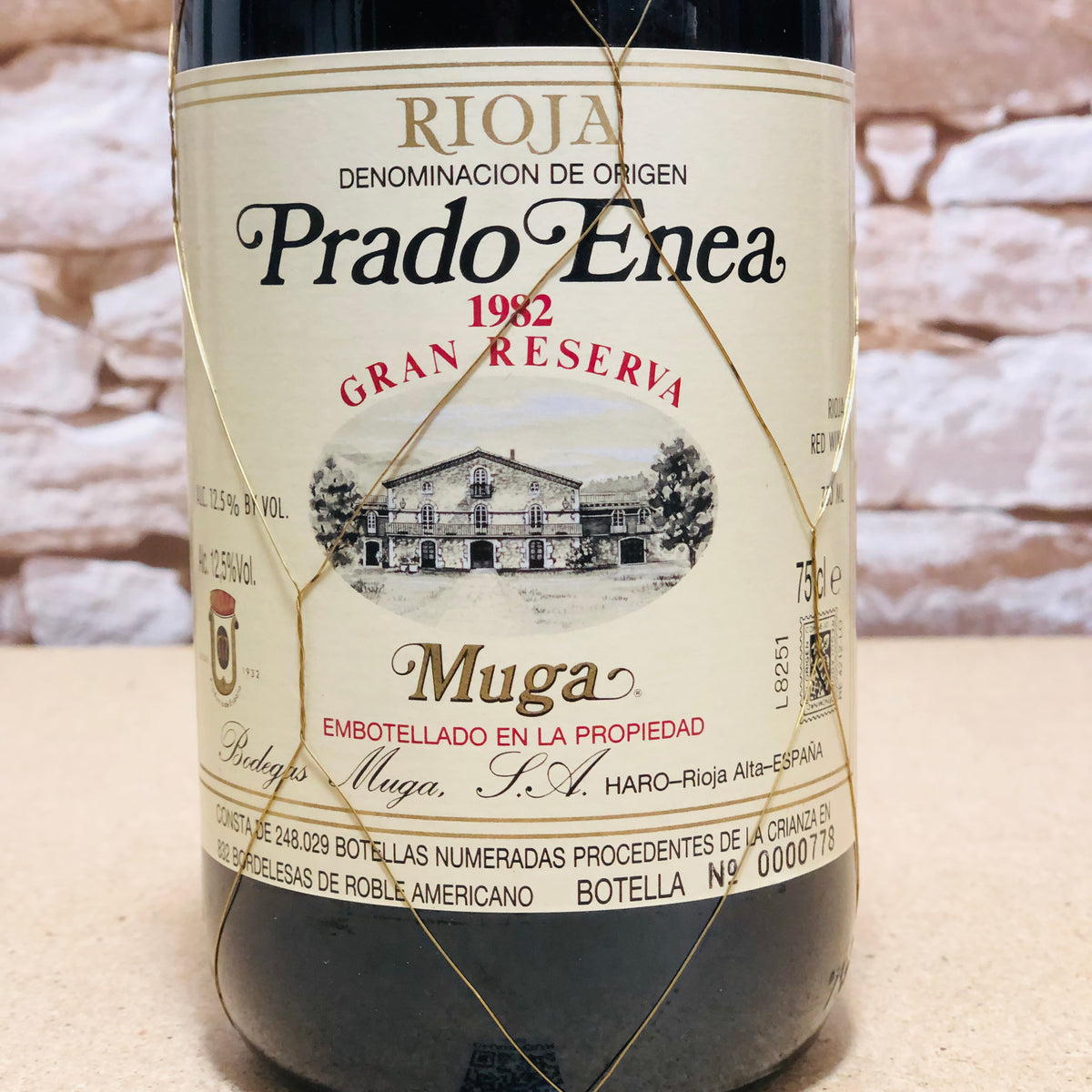 Muga, Rioja, Prado Enea, Gran Reserva 1982 – CHAPTER 4 | FINE + RARE