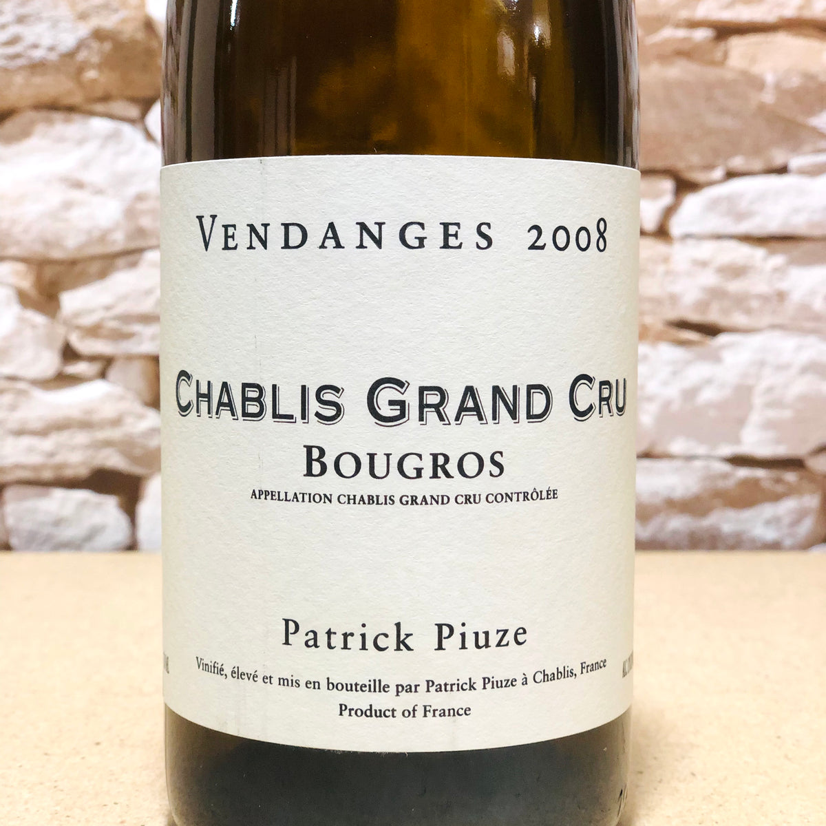 Patrick Piuze, Chablis Bougros 2008 – CHAPTER 4 | FINE + RARE