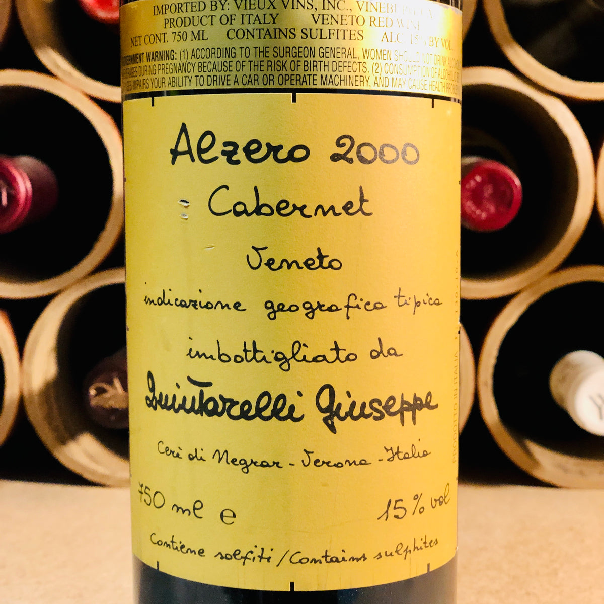 Guiseppe Quintarelli, Veneto IGT, Alzero Cabernet 2000 – CHAPTER 4 ...