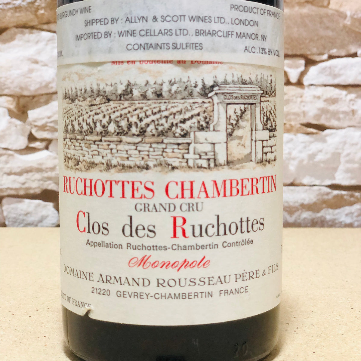 Armand Rousseau, Ruchottes-Chambertin Clos des Ruchottes 1993 – CHAPTER ...