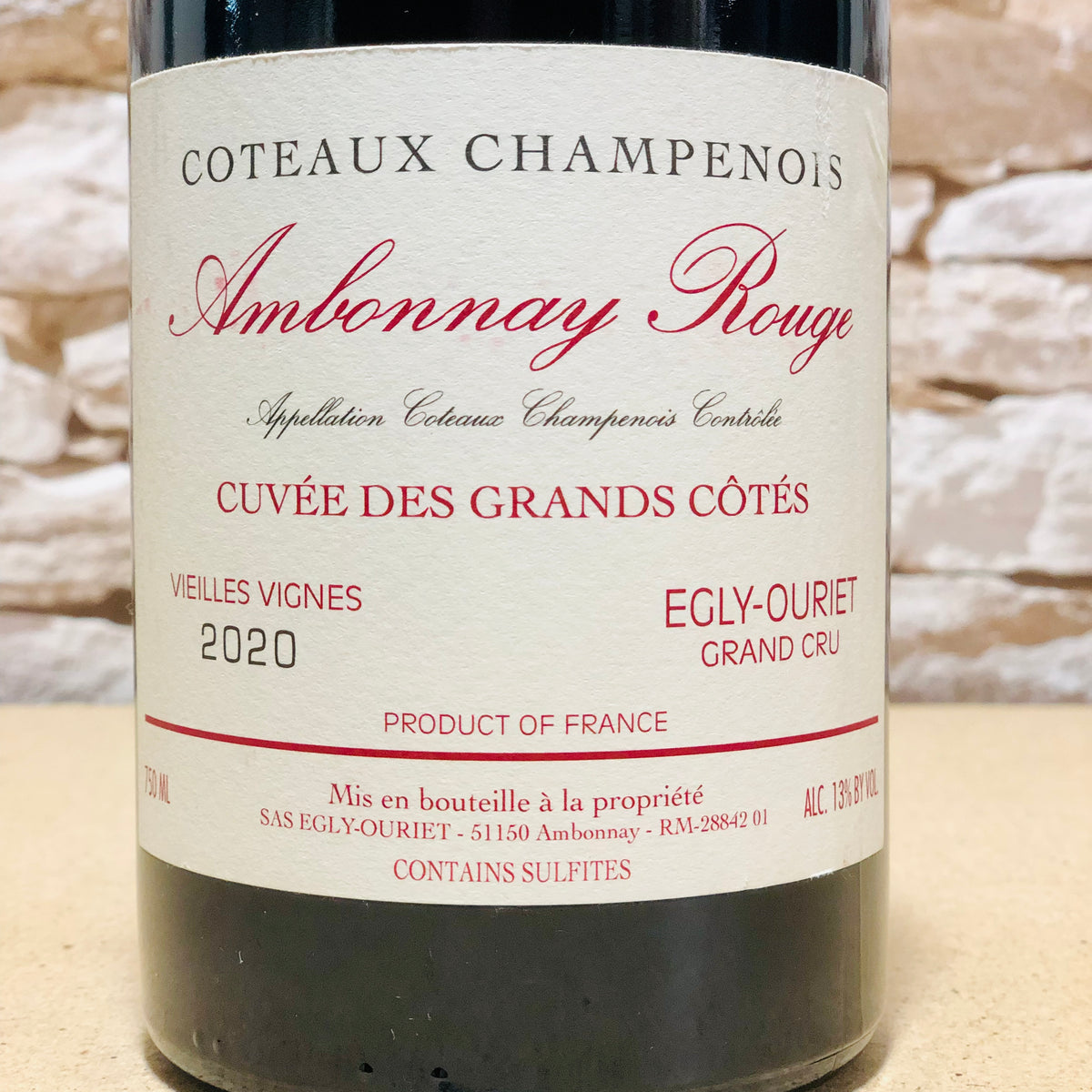 Egly-Ouriet, Coteaux Champenois, Ambonnay Rouge, Cuvee des Grands Cotes ...