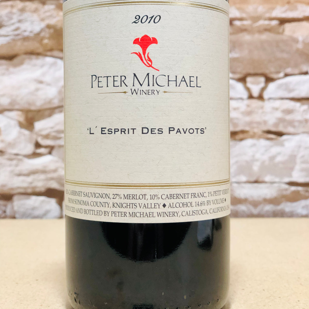 Peter Michael, Knights Valley, L'Espirit des Pavots 2010 – CHAPTER 4 ...