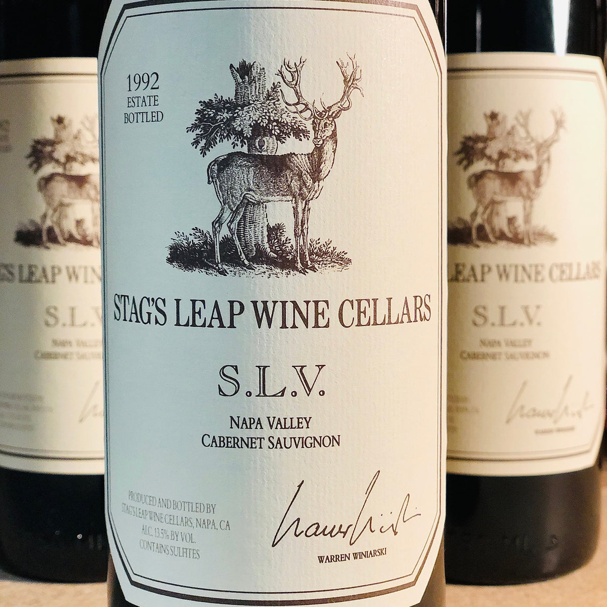 Stag's Leap Wine Cellars, Napa Valley, SLV, Cabernet Sauvignon 1992 [L ...